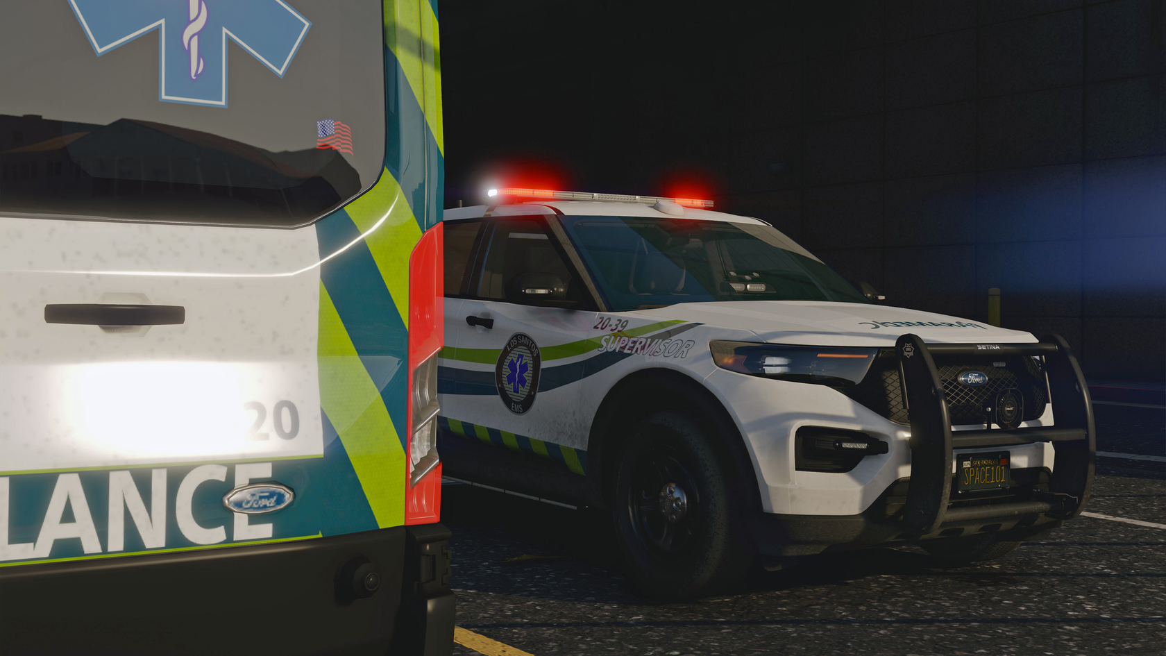 Los Santos Emergency Medical services livery pack – Space101